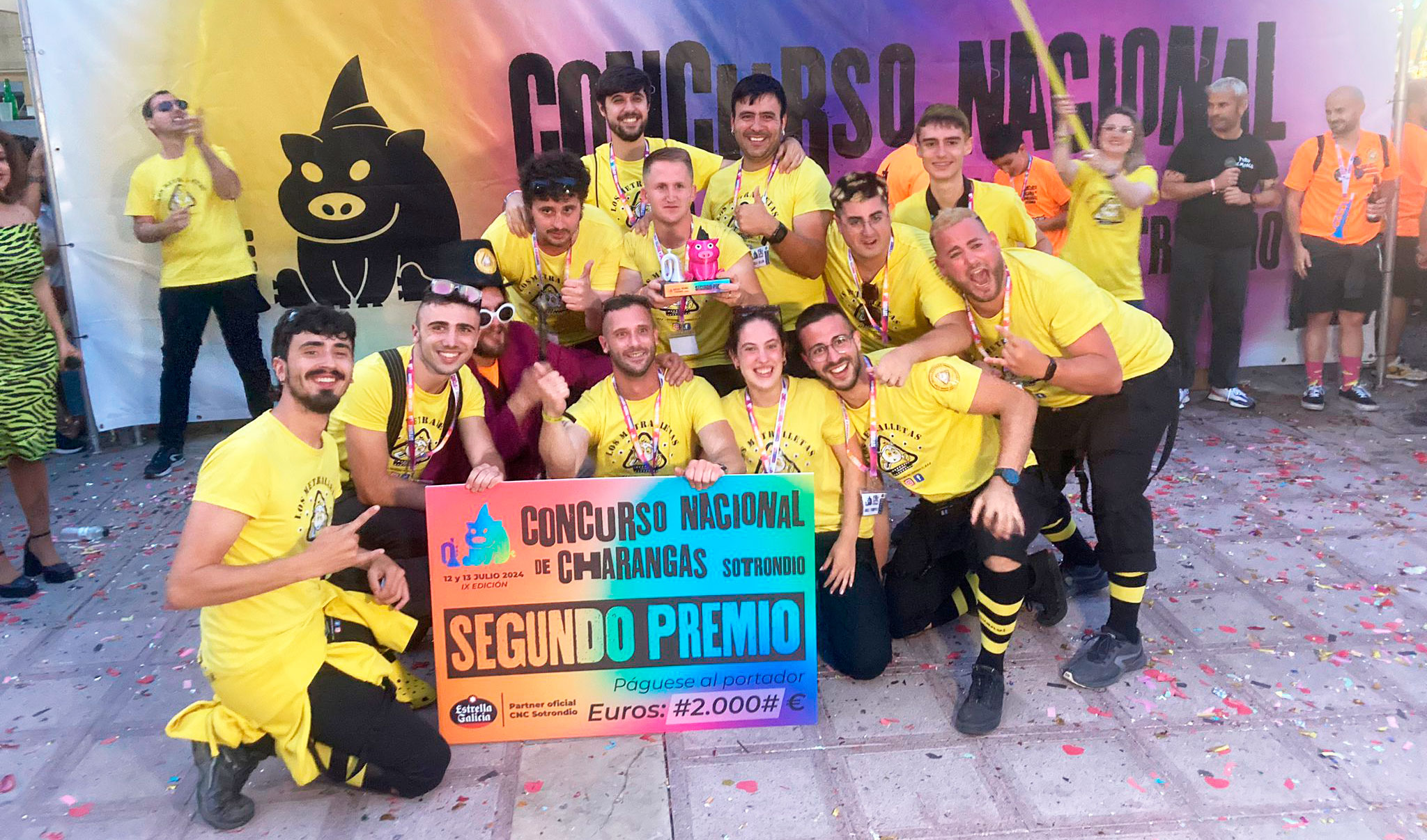 Los Metralleta se consagran en Sotrondio como la segunda mejor charanga ...